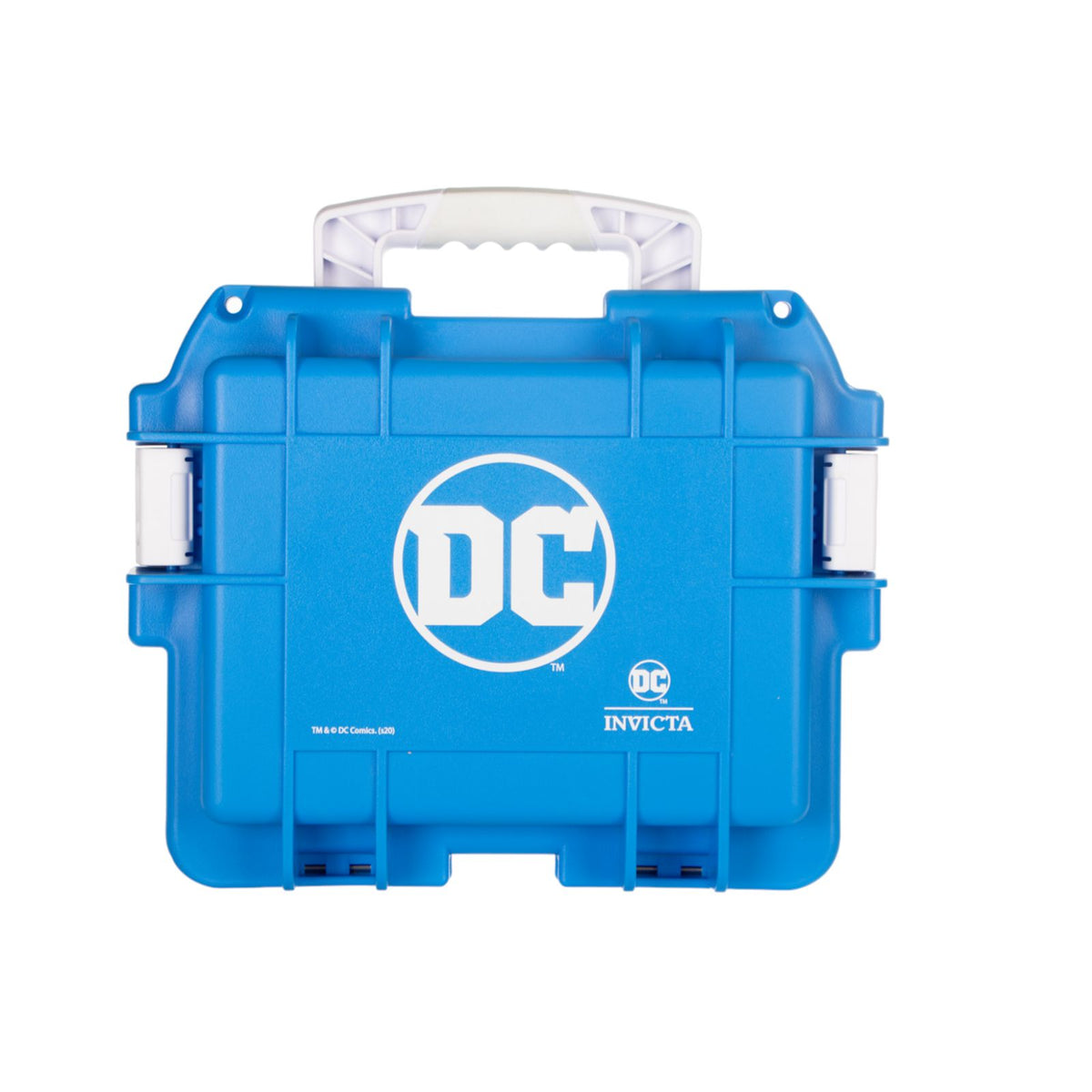 CAJA DE IMPACTO INVICTA DC COMICS PARA 3 RELOJES - AZUL – Invicta Chile